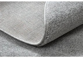 Dywany Luszczow Kusový koberec kulatý SOFTY Jednobarevný, šedá Rozměr koberce: 150 cm KRUH