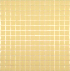Hisbalit Skleněná mozaika béžová Mozaika 336B LESK 2,5x2,5 2,5x2,5 (33,3x33,3) cm - 25336BLH