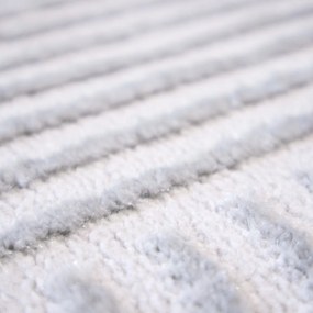 Angel Carpet, Kusový koberec Zafiro 19 Grey, 160x230, šedá, kancelář