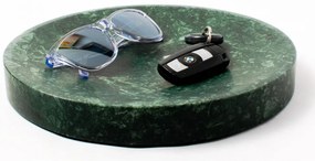 Luxusní mramorový odkládací podnos Pau Marble Green Indian 27cm