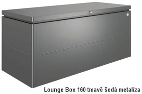 Biohort Úložný box LoungeBox® 160 Barva: tmavě šedá metalíza