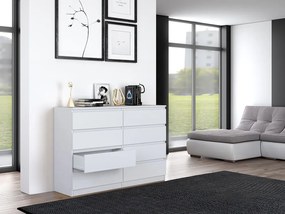 Komoda MALWA M8 140 Bílá