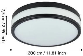 Eglo 900846 - LED Koupelnové stropní svítidlo PALERMO LED/17,1W/230V IP44