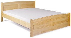 Postel Royal Zvolte rozměr postele: 140x200 cm, Vyberte odstín dřeva: Kaštan 19