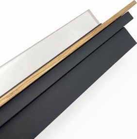 Brilagi - LED Stropní svítidlo WOODY FLAT LED/25W/230V 118 cm dub/černá