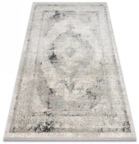 Moderní koberec TULS strukturální, střapce 51321 Vintage, rámu, růži velikost 280x370 cm | krásné koberce cz