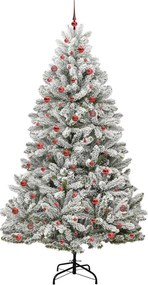 Umělý vánoční stromeček 270 cm 300 LED Teplá bílá PVC a ocel 3395775