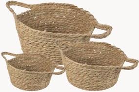 Sada pletených košů Natural, 3 díly