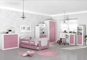 Dětský pokojíček FILIP, color, Sestava 1, 180x80, růžová