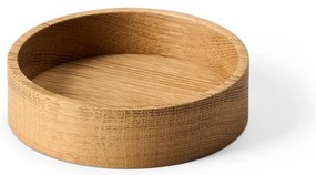 Dekorativní dřevěný úložný box v přírodní barvě ø 11x3 cm Circle S – LIND DNA