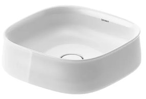 Duravit Zencha - Umyvadlová mísa 420x420x140 mm, bílá 2373420079