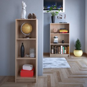 Regál, dub sonoma, VIKI TYP 2