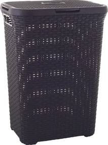 Curver koš na prádlo - hnědý RATTAN STYLE 60L