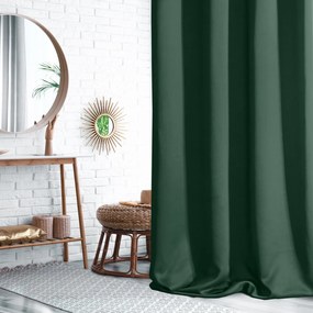 ZATEMŇOVACÍ ZÁVĚS NA PÁSCE ADLEY 135X270 CM TMAVĚZELENÁ