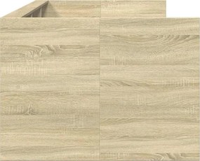 Válenda se zásuvkami bez matrace dub sonoma 100 x 200 cm 3280841