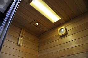 M-Spa - 751 - suchá parní sauna s funkcí hydromasáže 180 x 110 x 223 cm pravá