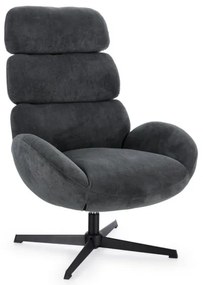 BIZZOTTO Otočné křeslo VIOLANTE BLACK 0733507