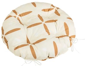 Bellatex Sedák Adéla prošívaný kulatý průměr 40 cm Křížky hnědé