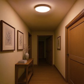 Stropní LED svítidlo Orinoko, 1x LED 36w, 4000k, imitace dřeva