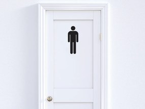 Nalepte.cz WC postavička muž 5 x 13 cm