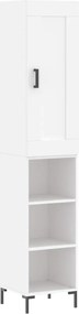 Skříň highboard bílá 34,5 x 34 x 180 cm kompozitní dřevo 3200321