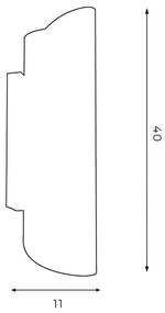 Nástěnné svítidlo BARBOS 2xG9/8W/230V bílá