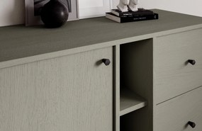 ADRK Furniture Komoda 1D 3S 3P Tili