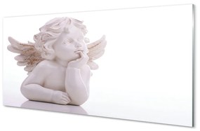 Obraz na skle ležící anděl 125x50 cm