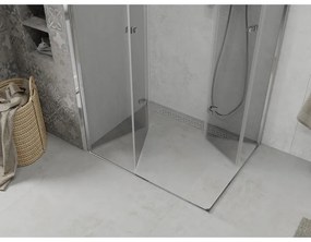 Mexen Lima Duo skládací sprchový kout 90 x 80 cm, Průhledné, Chromovaná - 856-090-080-02-00