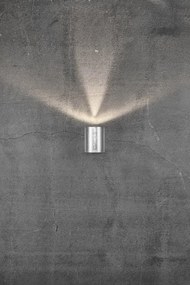 NOR 49701031 Venkovní nástěnné svítidlo Canto 2 2x5W LED galvanizovaná ocel čirá - NORDLUX