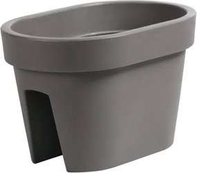 PRO Květináč na zábradlí LOFLY RAILING šedý kámen 39,6cm
