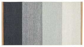 Koberec vlněný Fields modrá/šedá velikost: 70 x 130 cm
