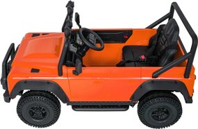 Elektrické autíčko Land Rover Defender 110 SVX oranžové