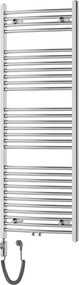 Mexen Ares, elektrické topné těleso 1500x600 mm + topná tyč 600 W, chromová, W102-1500-600-2600-01
