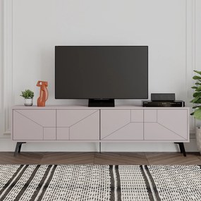 KALUNE DESIGN dřevěný TV stolek DUNE světlý 50x180 cm 855DTE3096