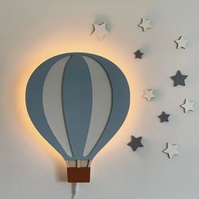 lovel.cz Drevená lampa - lietajúci balón