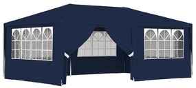 Profesionální party stan s bočnicemi Lavall - 4x6 m | modrý