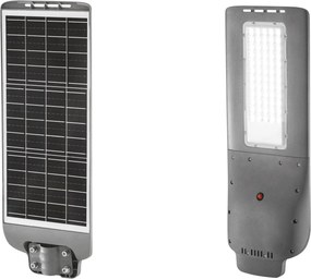 FAN LED-AUREUS-20C-SOLAR Veřejné solární osvětlení AUREUS, 20 W, vestavěný solární panel, pohybové čidlo, dálkové ovládání, 1600 lm, 3000 K, IP65 - FANEUROPE