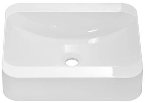 Keramické umyvadlo ROSA, bílá, 45 cm