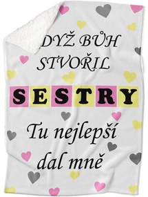 Deka Když bůh stvořil sestry (Podšití beránkem: ANO)