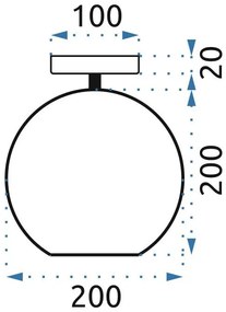 Toolight - Závěsné zrcadlové svítidlo s křišťály 1xE27 60W APP599-1C, chromová, OSW-09671