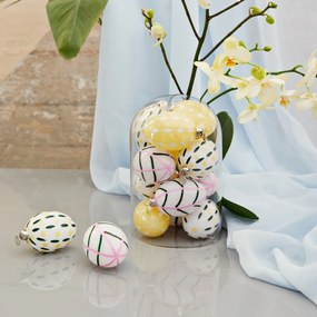 Závěsná dekorace Souvenir Easter 7,5 cm žluto-zelená