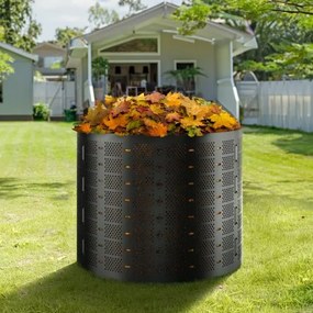 Kompostovací koš 832,8 l, venkovní rozšiřitelný kompostér