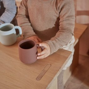 Modré/hnědé silikonové dětské hrnky v sadě 2 ks Mellow – OYOY Mini