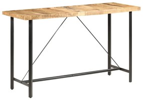 Barový stůl 180 x 70 x 107 cm hrubé mangovníkové dřevo