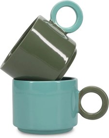 Modrý kameninový hrnek 280 ml Lou – ONA