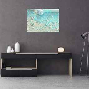 Skleněný obraz - Přímořská atmosféra v tyrkysových odstínech (70x50 cm)