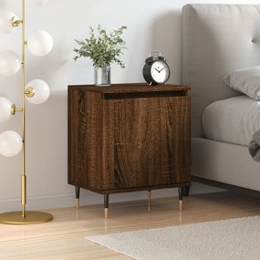 vidaXL Noční stolek 40 x 30 x 50 cm kompozitní dřevo [826814] Barva: hnědý dub