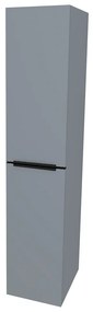 Mereo Mereo, Mailo, koupelnová skříňka vysoká 170 cm, černé madlo, Multidecor, CN594LPBMSO1