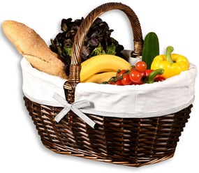Košík na ovoce Basket Dark, 45x34x37 cm